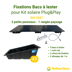 Fixation Panneaux et Kits Solaire au Sol - Meilleur Prix